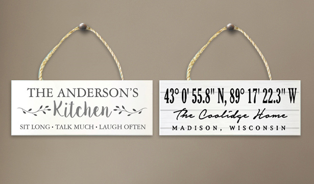 Personalized Wall Signs | GiftsForYouNow