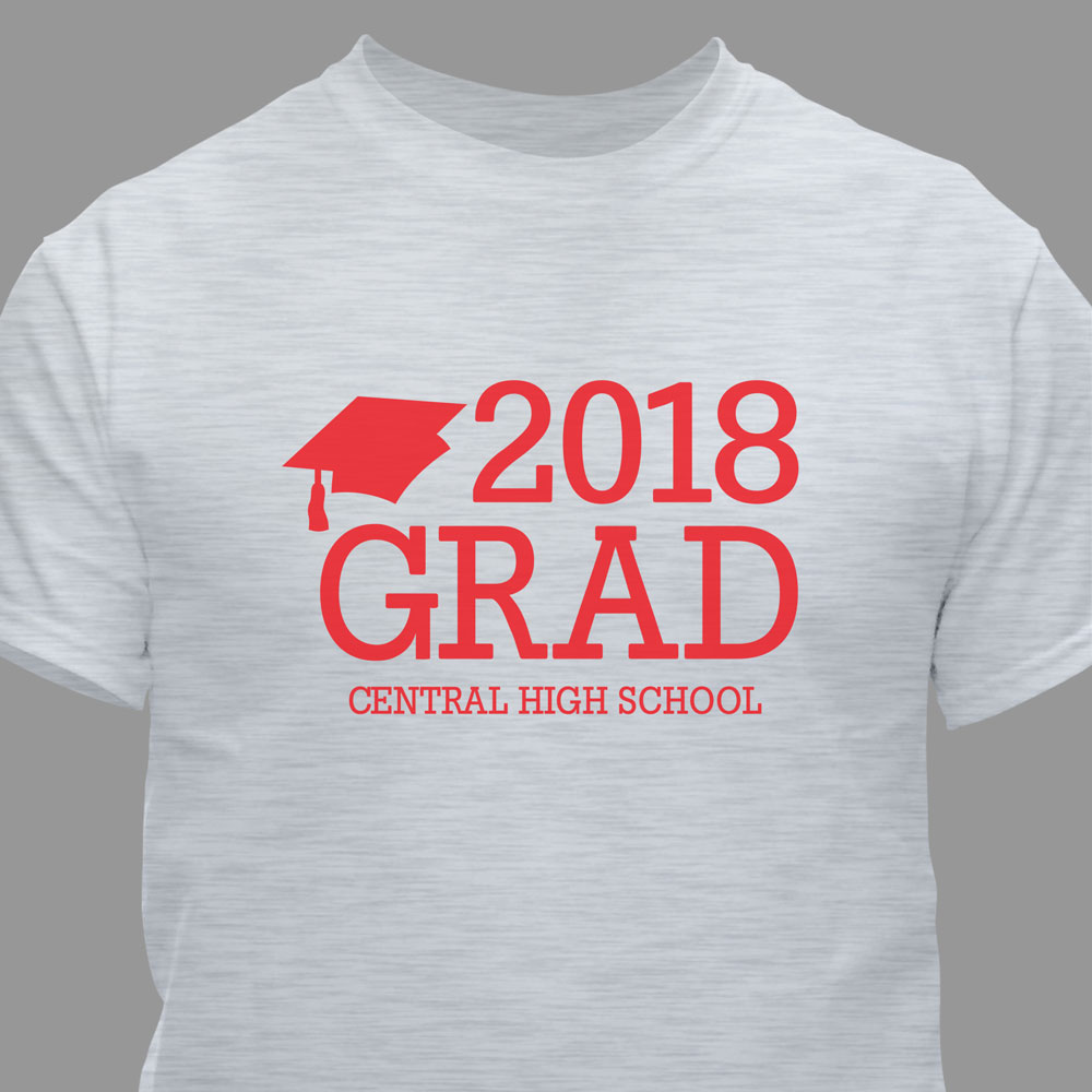 Personalized Grad T-Shirt | GiftsForYouNow