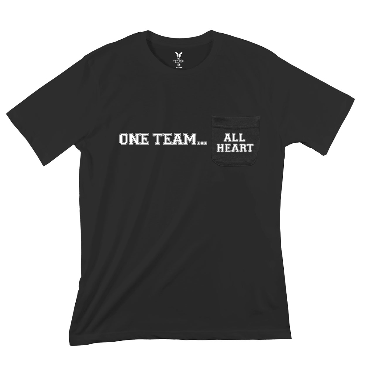 One Team All Heart Pocket T-Shirt | Powches.com