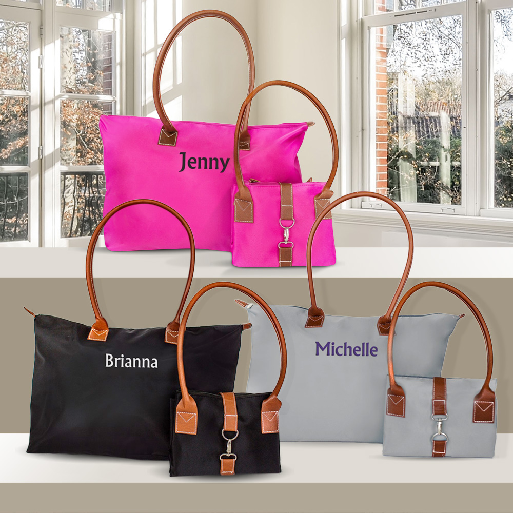 Embroidered Any Name Tote Bag | GiftsForYouNow