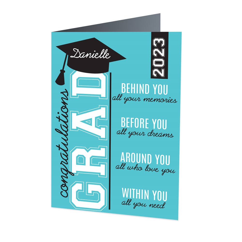 Congratulations Personalized Graduation Card | GiftsForYouNow