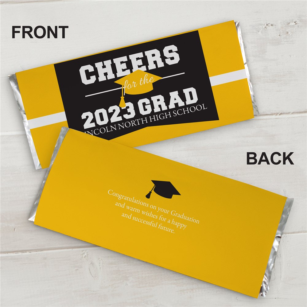 Personalized Graduation Wrappers For Candy Bars
