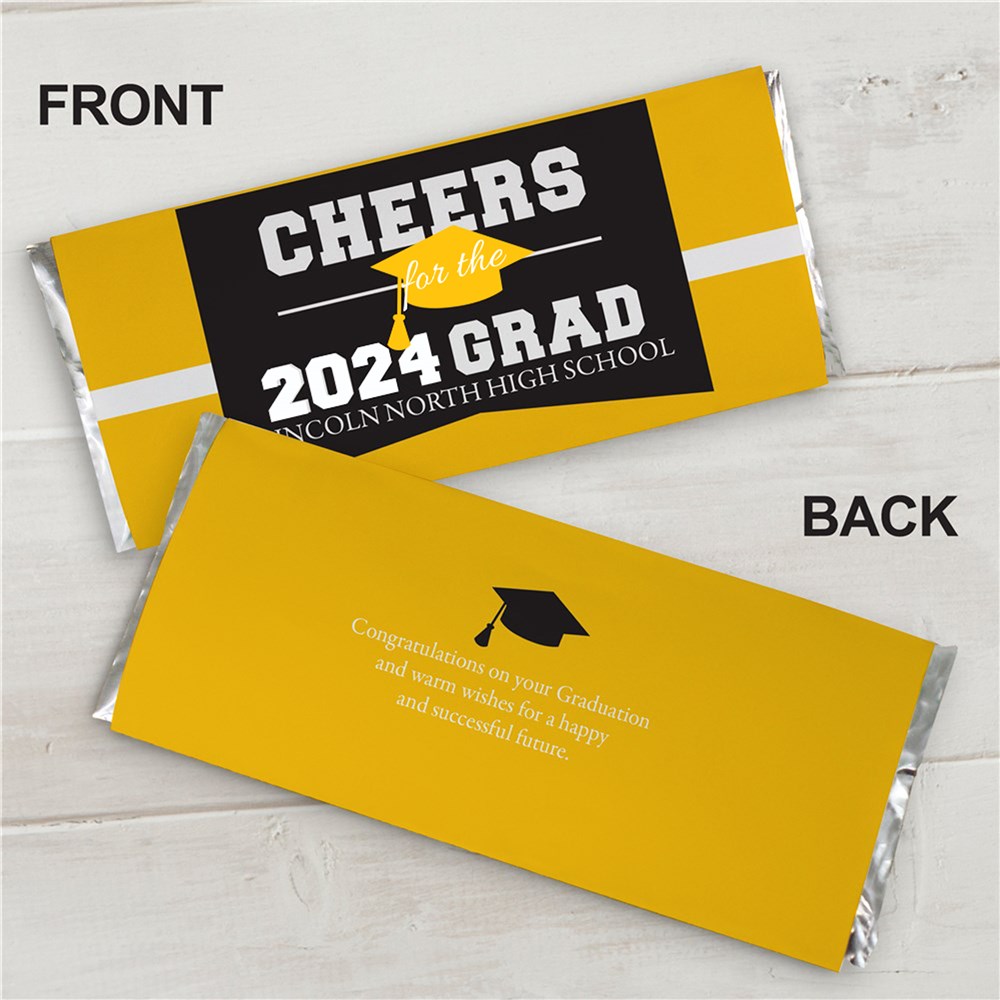 Personalized Graduation Wrappers For Candy Bars