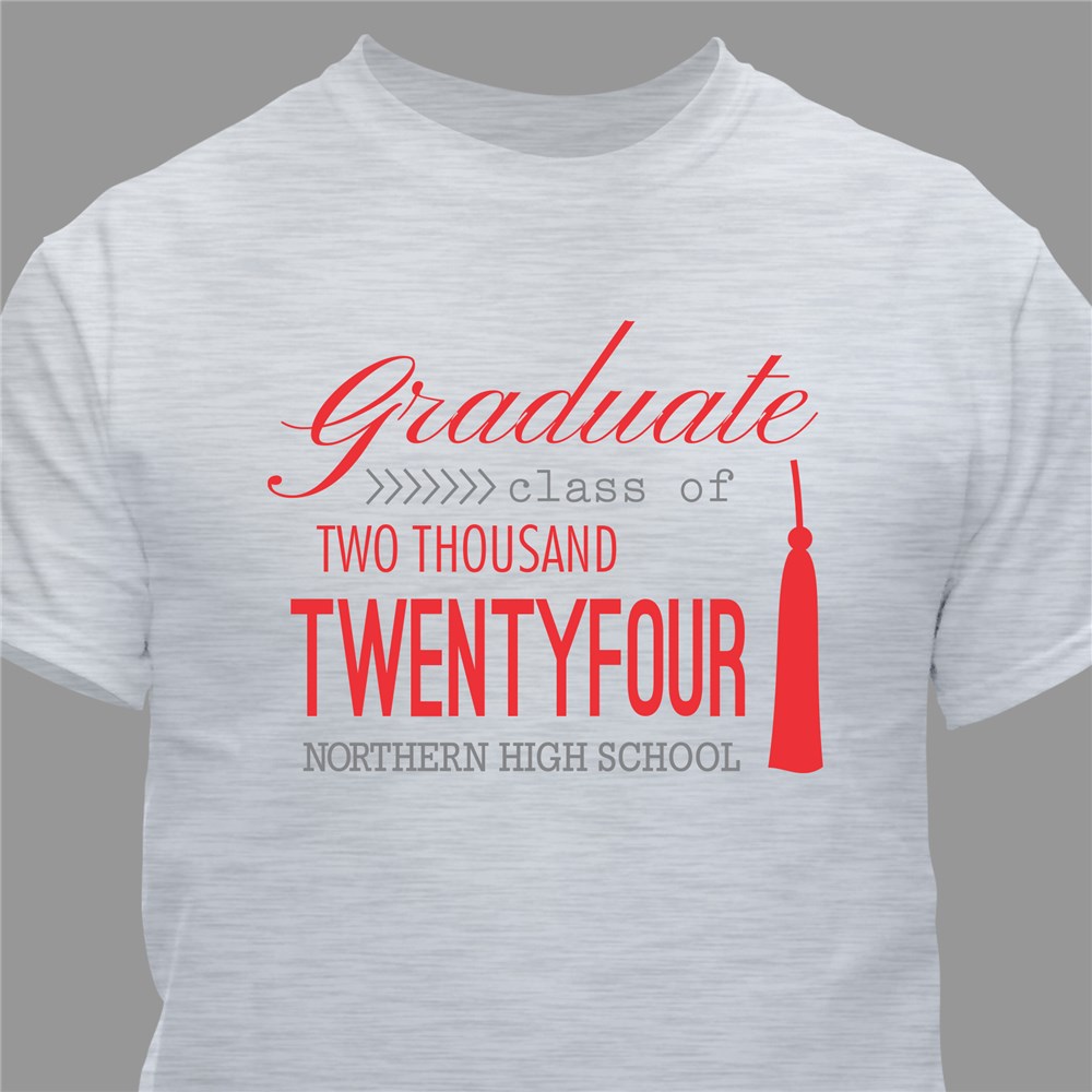 Personalized Graduate T-Shirt | GiftsForYouNow
