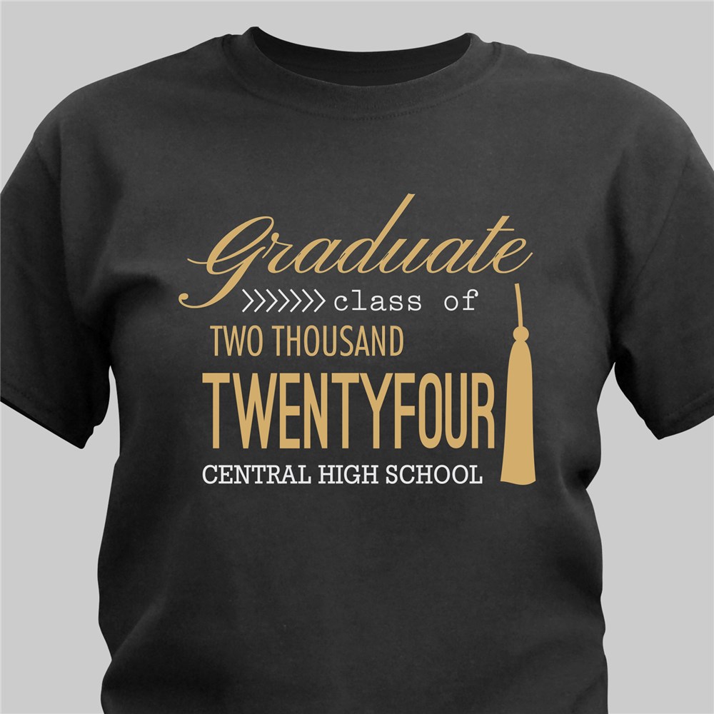 Personalized Graduate T-Shirt | GiftsForYouNow