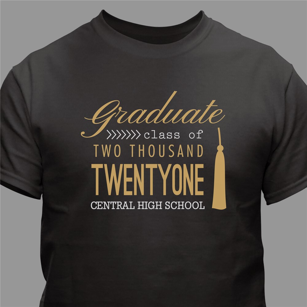 Personalized Graduate T-Shirt | GiftsForYouNow