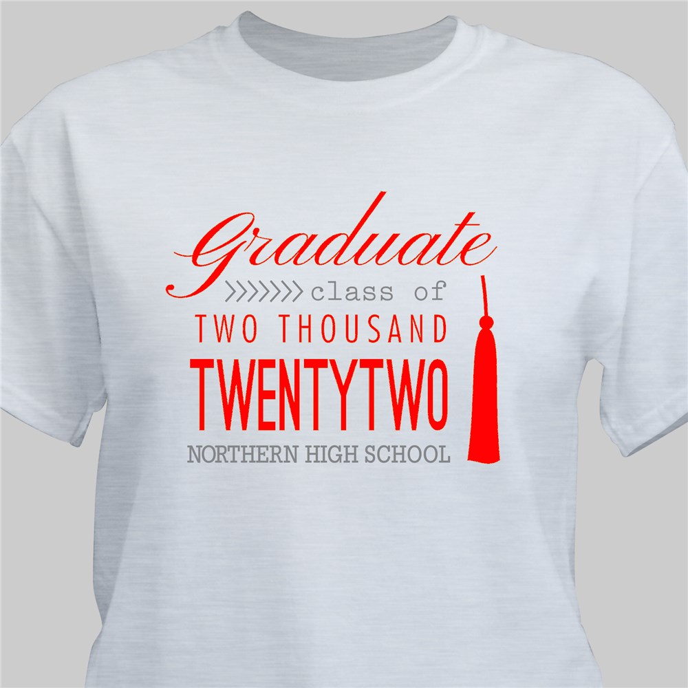 Personalized Graduate T-Shirt | GiftsForYouNow