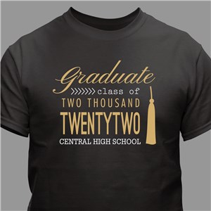 Personalized Graduate T-Shirt | GiftsForYouNow