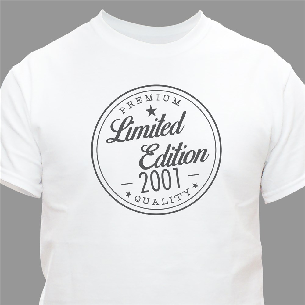 Personalized Limited Edition T-shirt | GiftsForYouNow