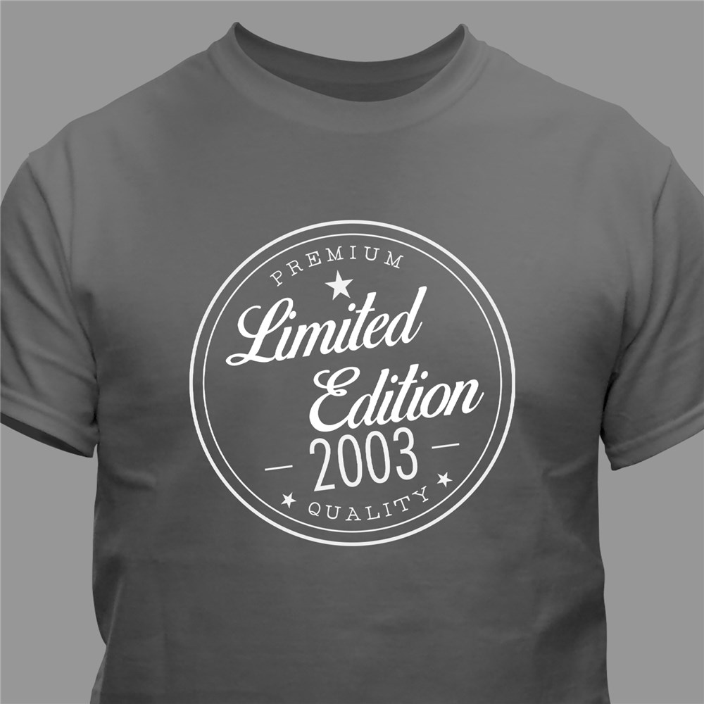 Personalized Limited Edition T-shirt | GiftsForYouNow