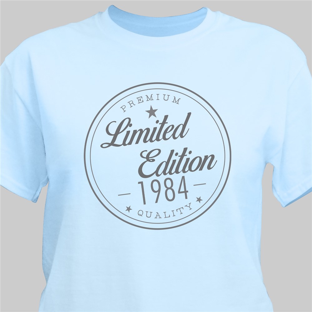 Personalized Limited Edition T-shirt | GiftsForYouNow