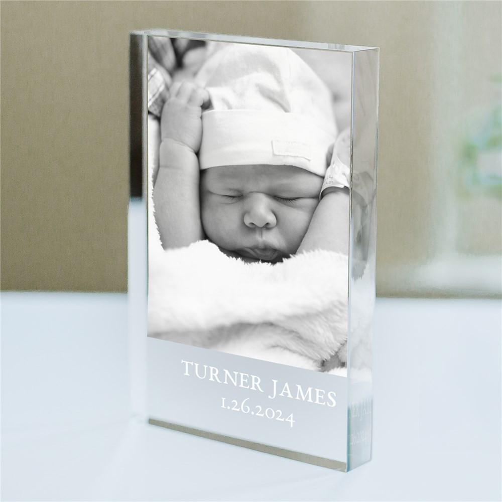 Personalized Classic Baby Photo Keepsake | GiftsForYouNow