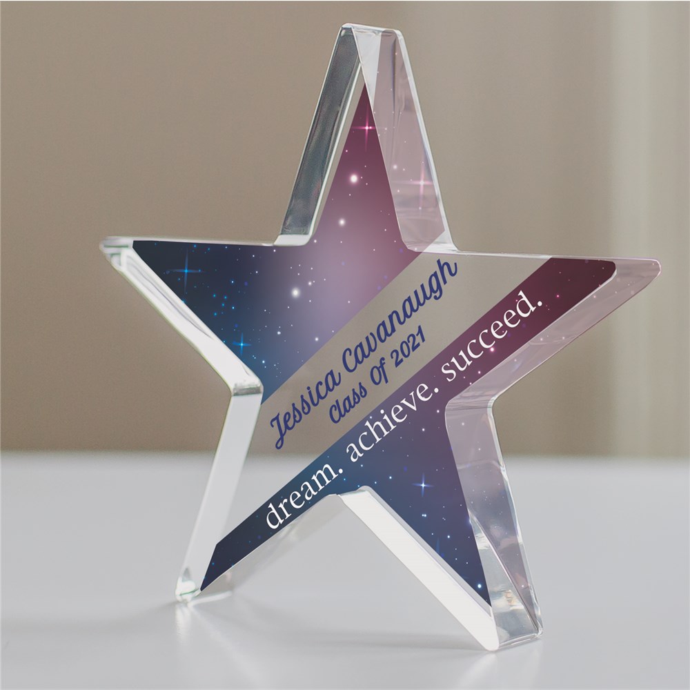 Grad Dream Achieve Succeed Star Keepsake | GiftsForYouNow