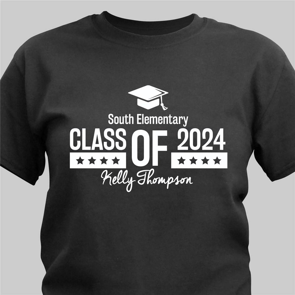 Personalized Class of Cap T-Shirt | GiftsForYouNow