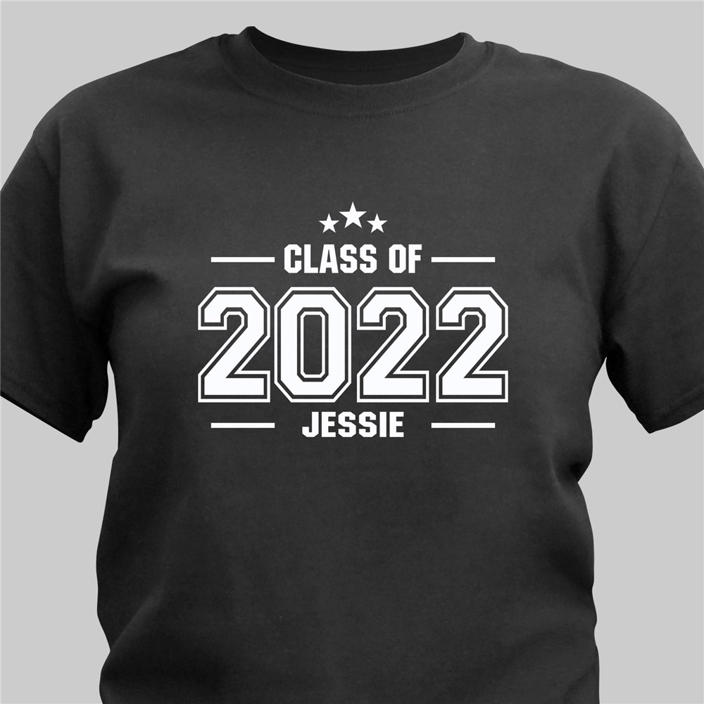 Personalized Stars Class of T-Shirt | GiftsForYouNow