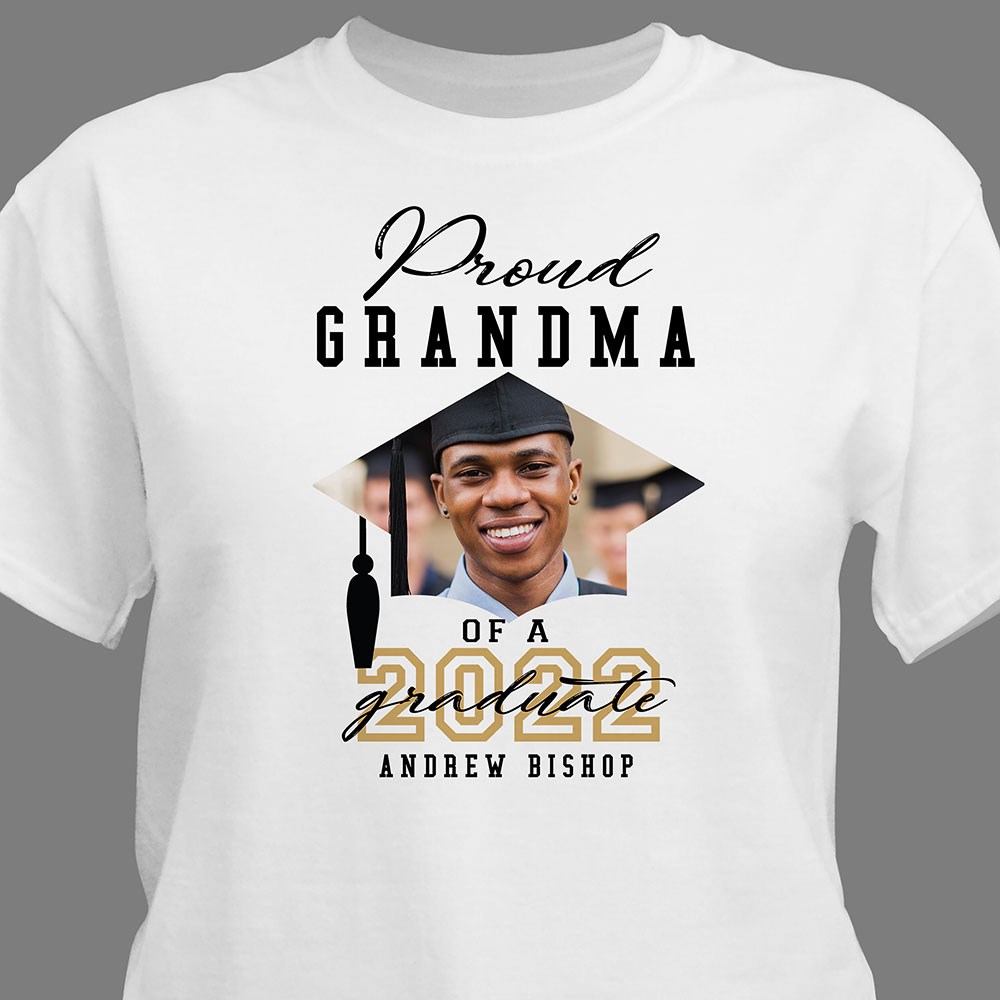 Personalized Proud Family of Grad T-Shirt with Photo