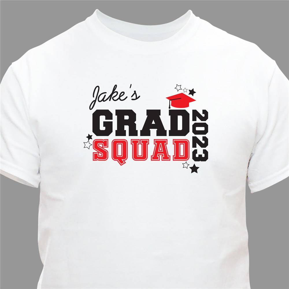 Graduation Squad T-Shirt With Name Personalization
