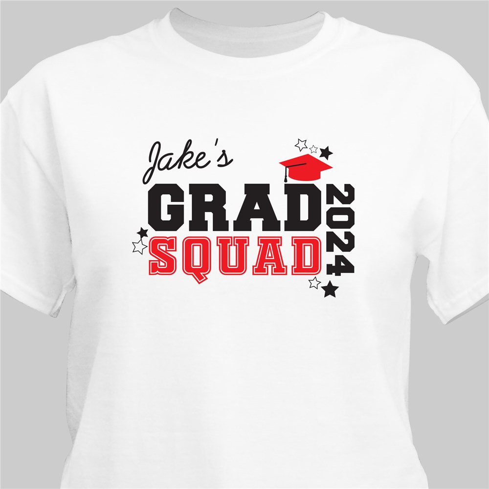 Graduation Squad T-Shirt With Name Personalization
