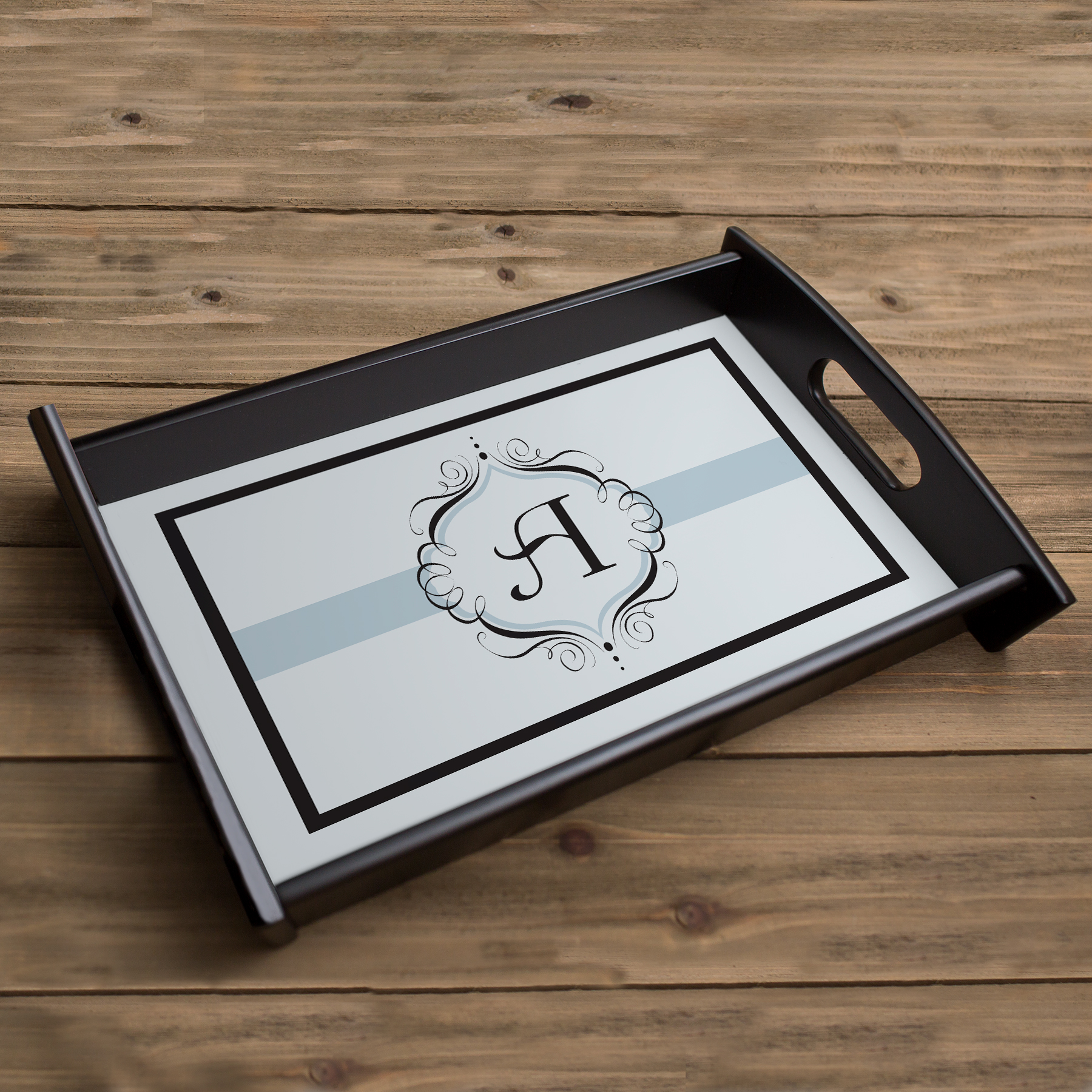 Personalized Initial Serving Tray | Personalized Family Serving Tray