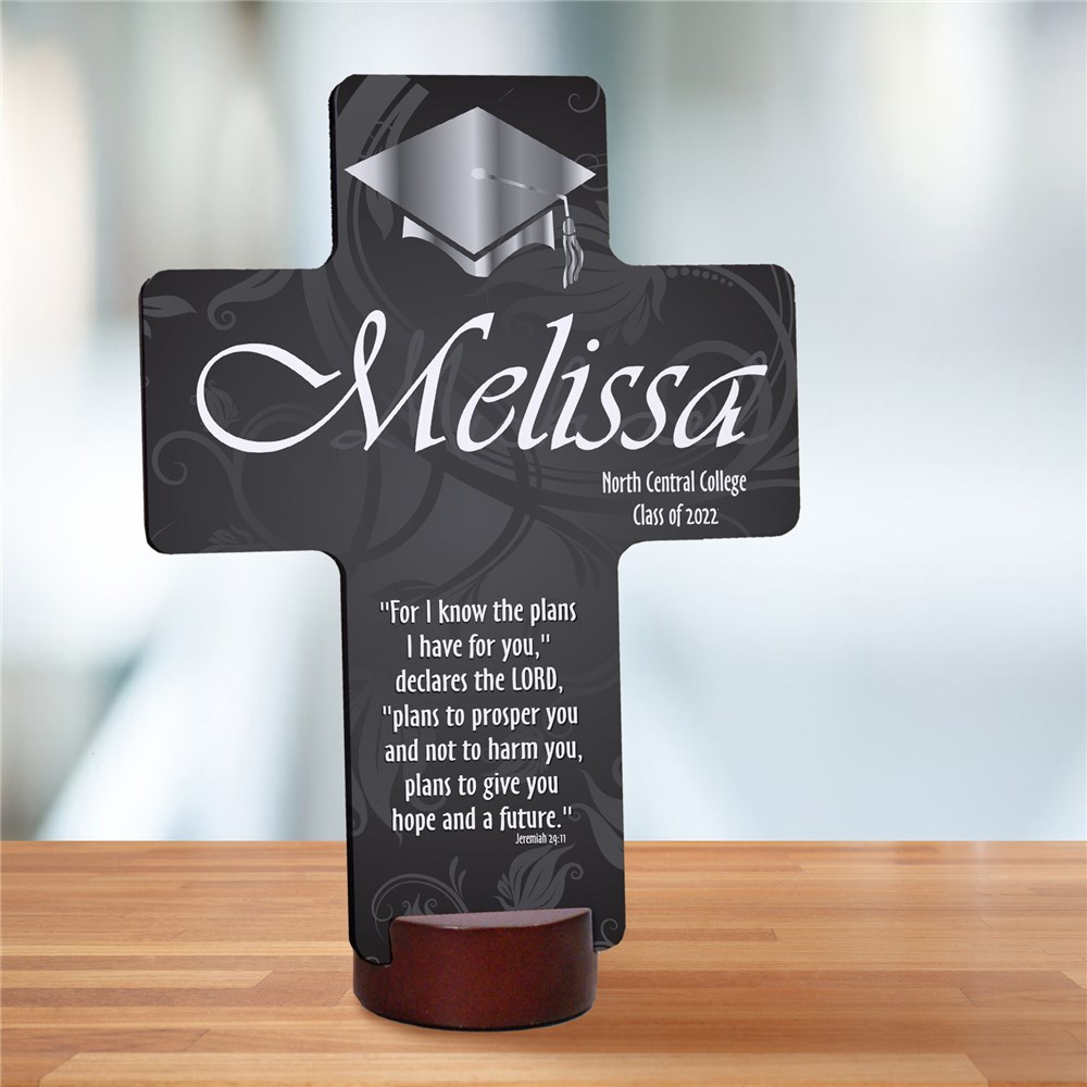 Personalized Graduation Blessing Cross Keepsake | GiftsForYouNow