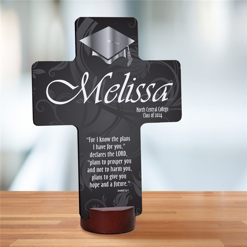 Personalized Graduation Blessing Cross Keepsake | GiftsForYouNow