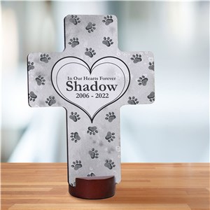 Personalized Pet Memorial Cross | Memorial Cross for Pets