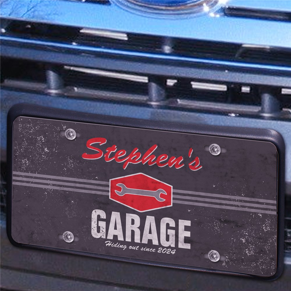 Personalized My Garage License Plate