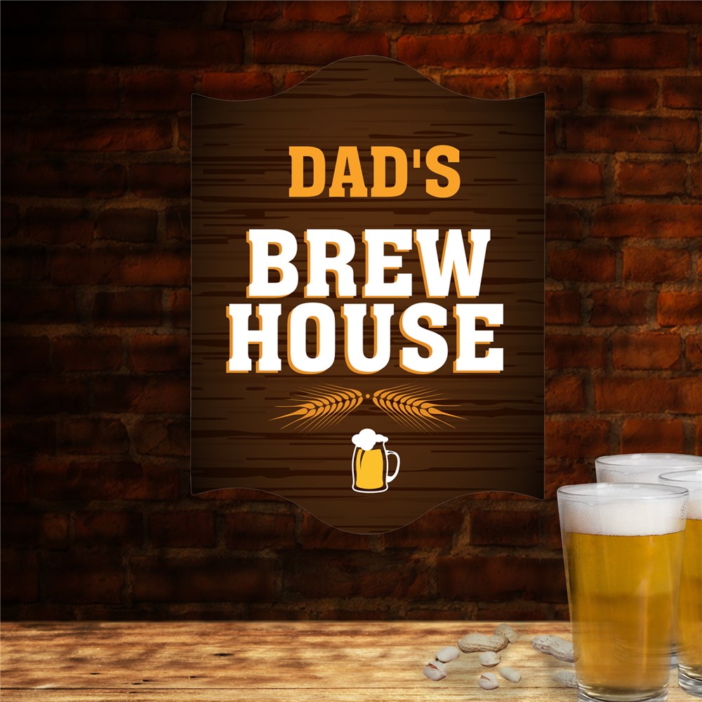 Personalized Brew House Wall Sign | GiftsForYouNow