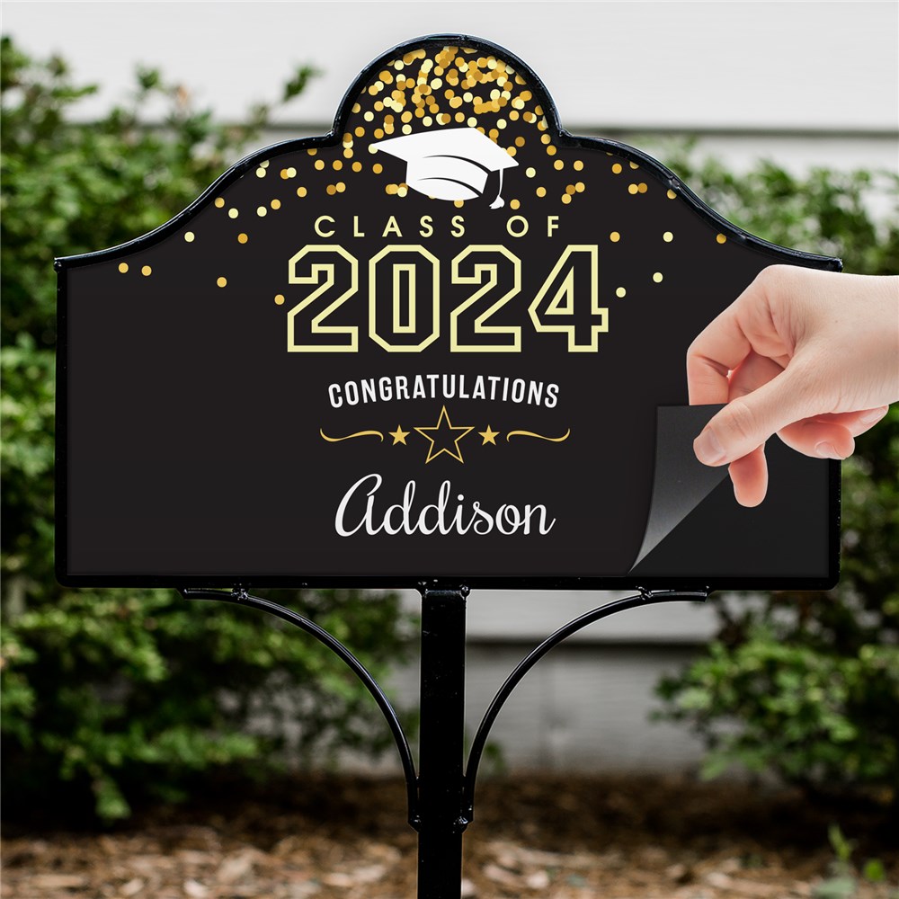 Personalized Class of Magnetic Lawn Sign Set | GiftsForYouNow
