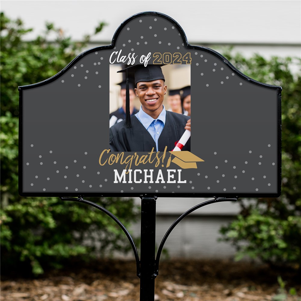 Personalized Class Of Graduation Magnetic Yard Sign Set