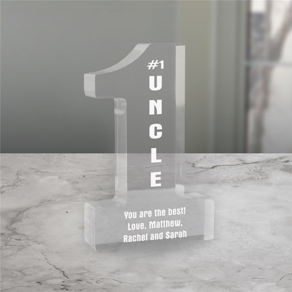 Number One Uncle Personalized Keepsake - 1 | GiftsForYouNow