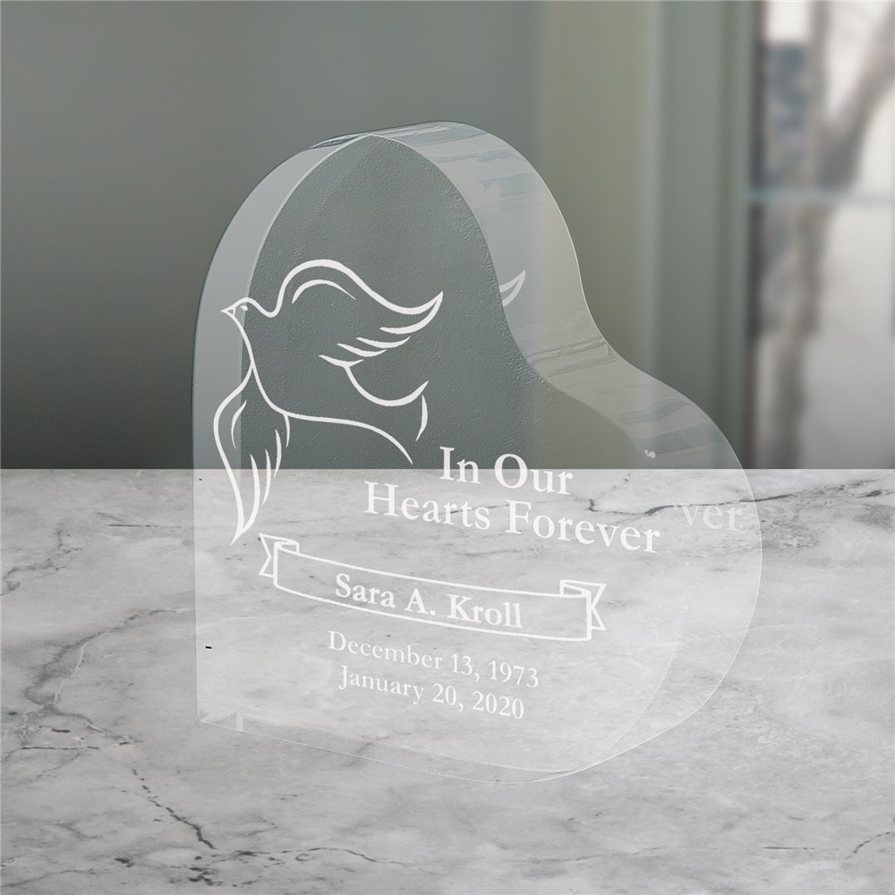 Engraved In Our Hearts Forever Heart Gift | GiftsForYouNow