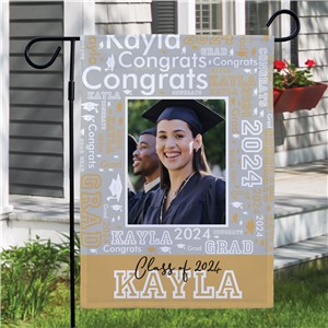 Personalized Graduation Flags | GiftsForYouNow