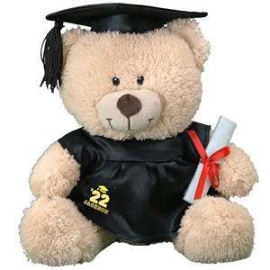 Personalized Cap & Gown Graduation Teddy | Plush Graduation Bear