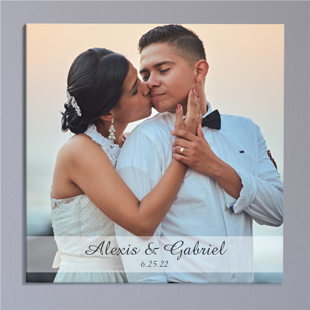 Personalized Couples Wall Canvas | GiftsForYouNow