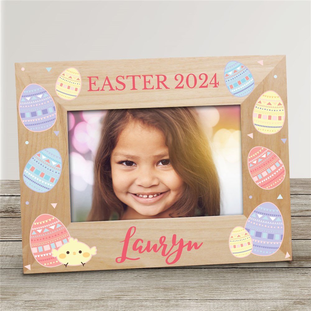 Personalized Easter Wooden Picture Frame