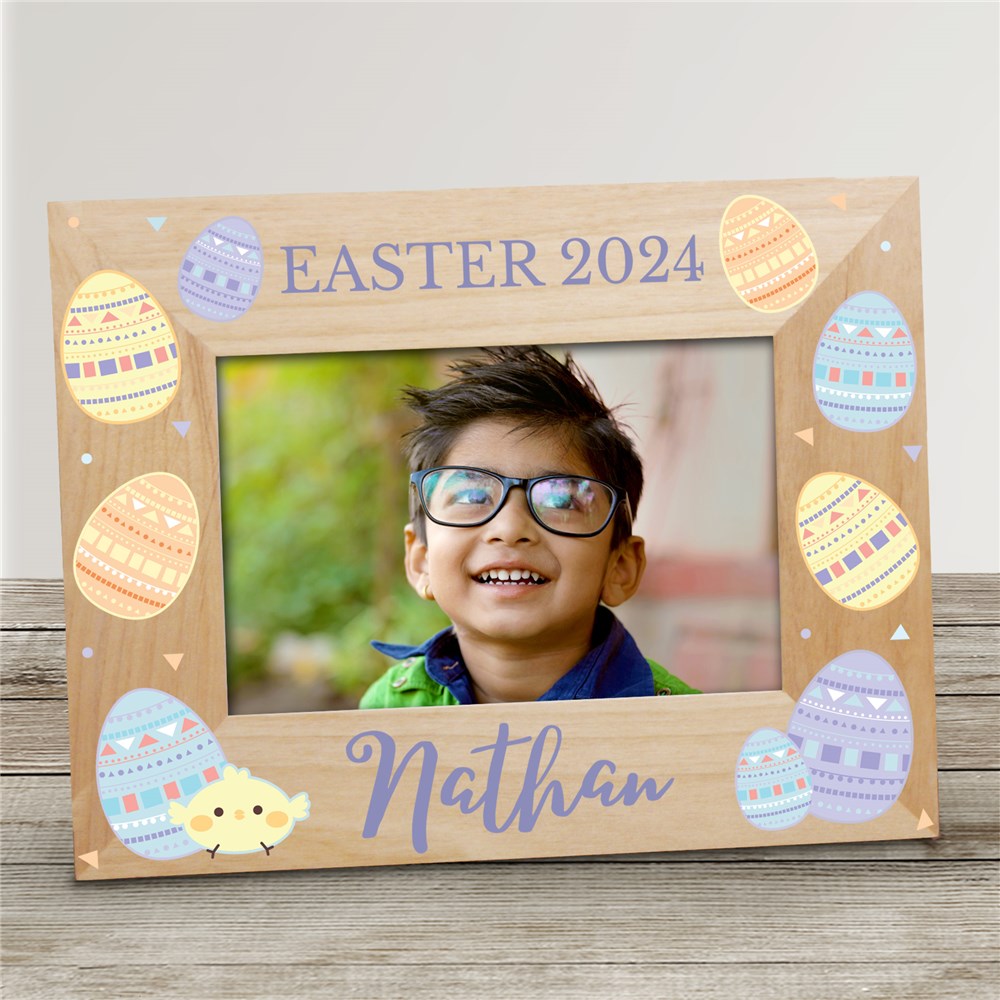 Personalized Easter Wooden Picture Frame