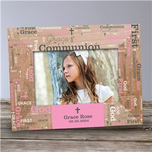 Personalized Religious Word Art Wood Picture Frame
