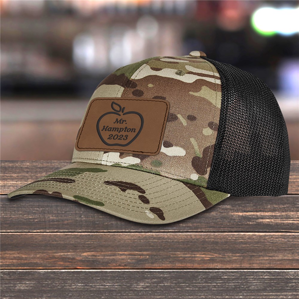 Teacher Hat With Patch And Name Personalization
