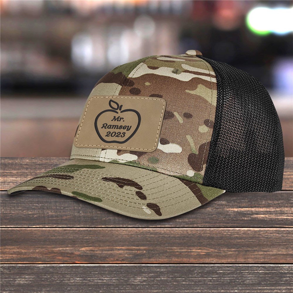 Teacher Hat With Patch And Name Personalization
