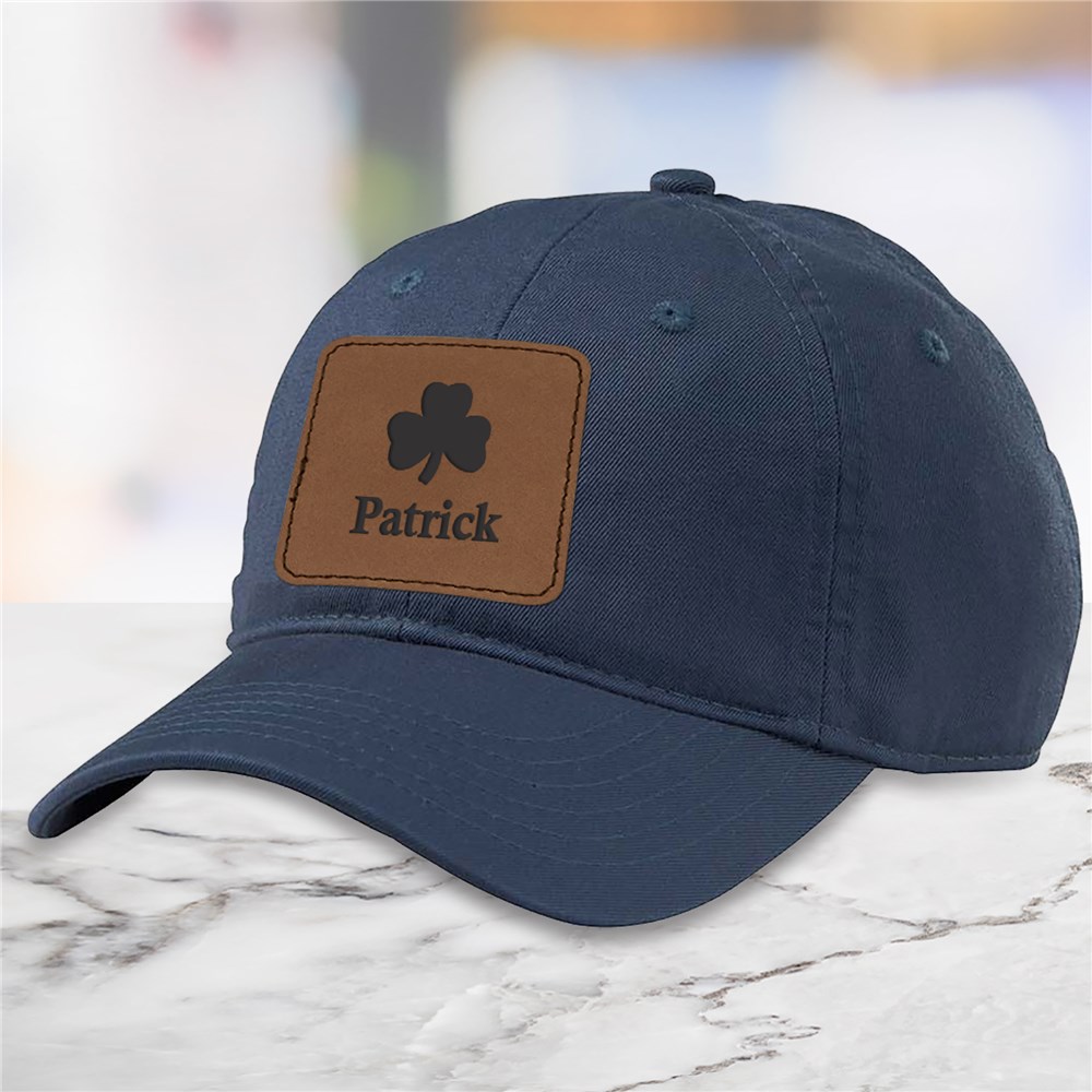 Shamrock Baseball Cap With Name Personalization