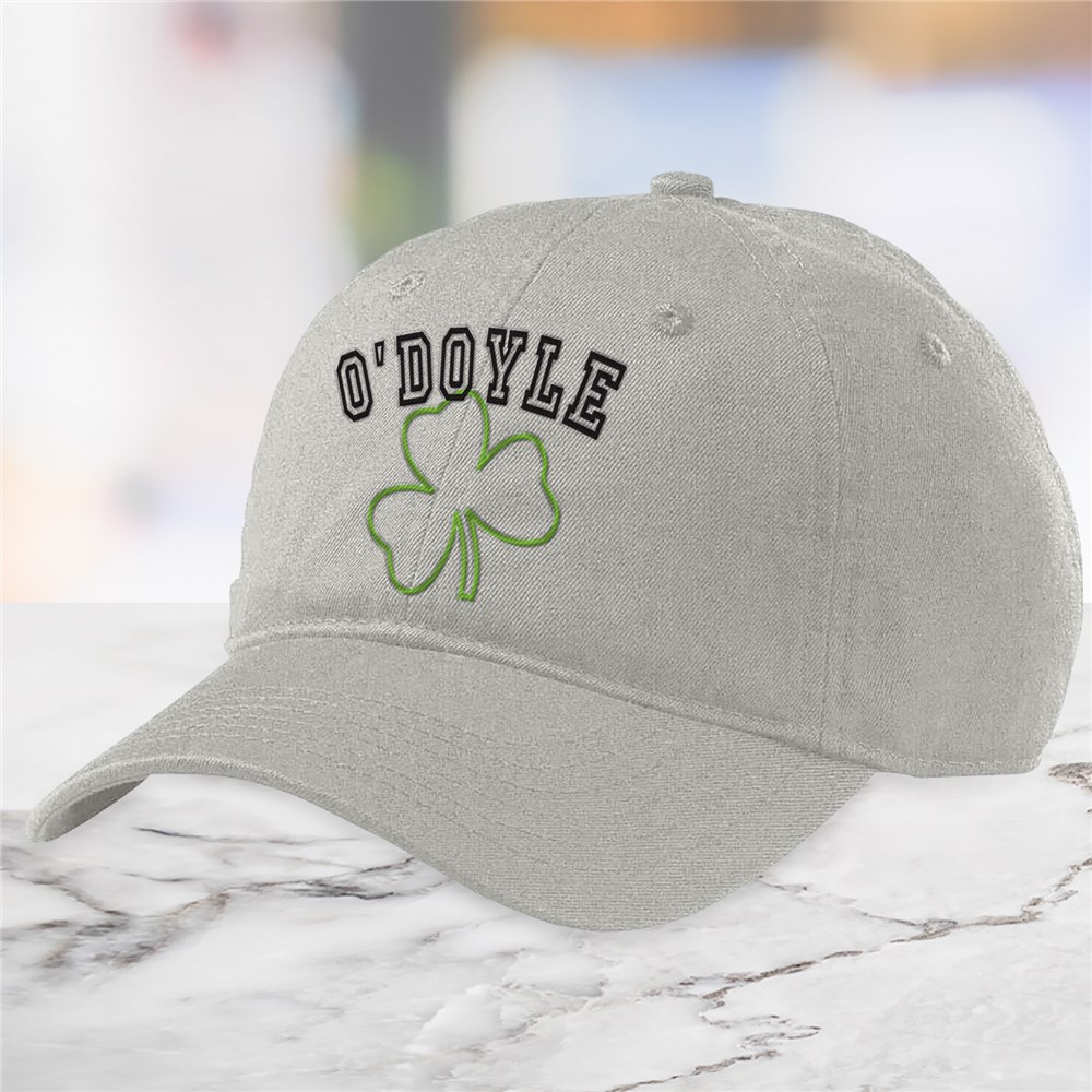 Embroidered Irish Shamrock Baseball Hat