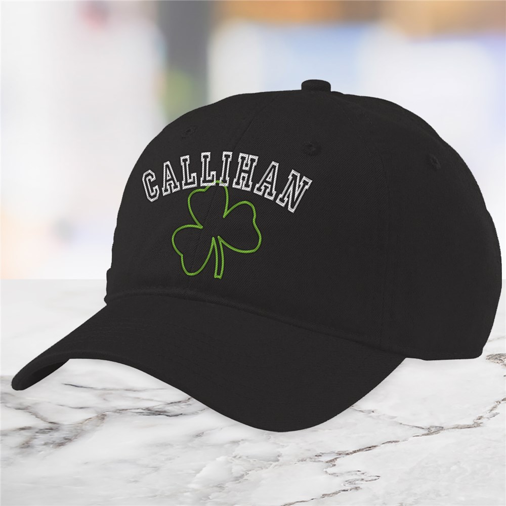 Embroidered Irish Shamrock Baseball Hat
