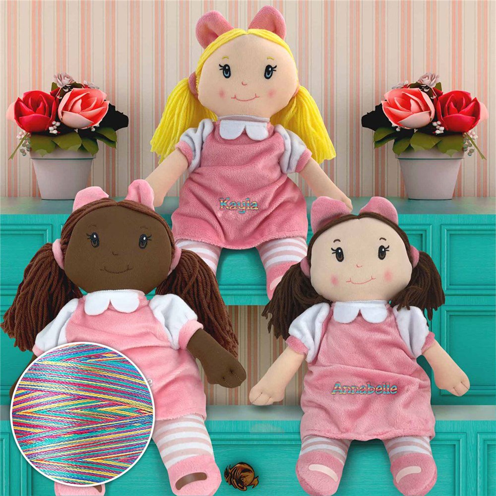 Plush Personalized Doll With Name Personalization