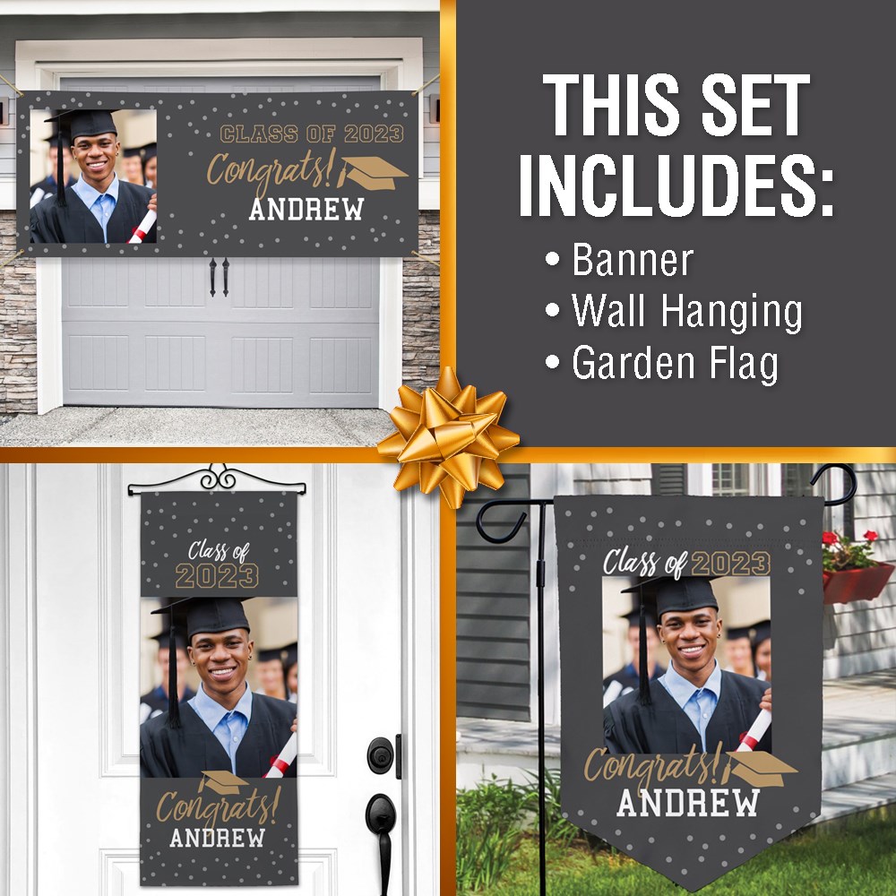 Custom Outdoor Graduation Party Decorations Set