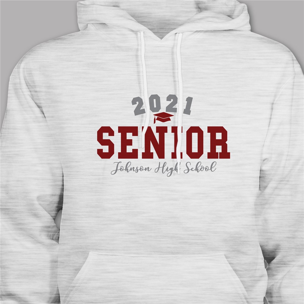 Personalized Senior Hoodie with Graduation Year
