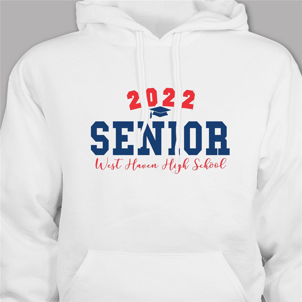 Personalized Senior Hoodie with Graduation Year