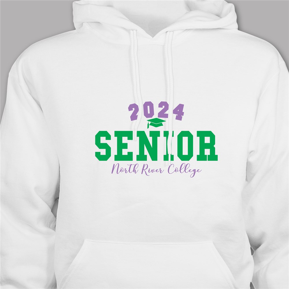 Personalized Senior Hoodie with Graduation Year