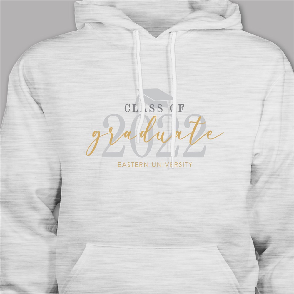 Personalized Class of Graduate Hoodie | GiftsForYouNow
