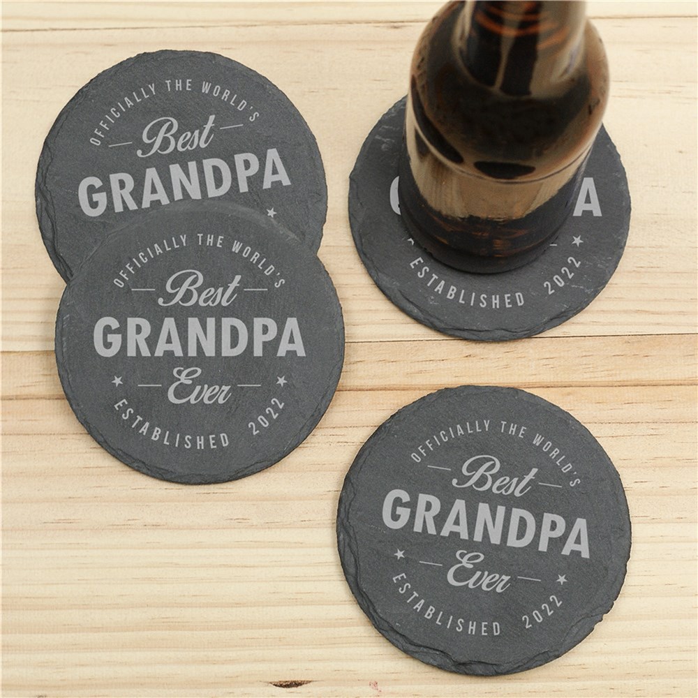 Personalized Best Ever Coasters | Barware Gifts | GiftsForYouNow